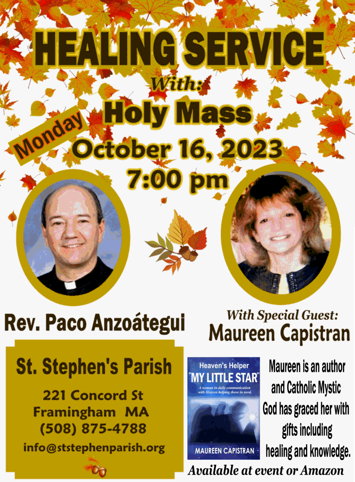 Schedule – Maureen Capistran